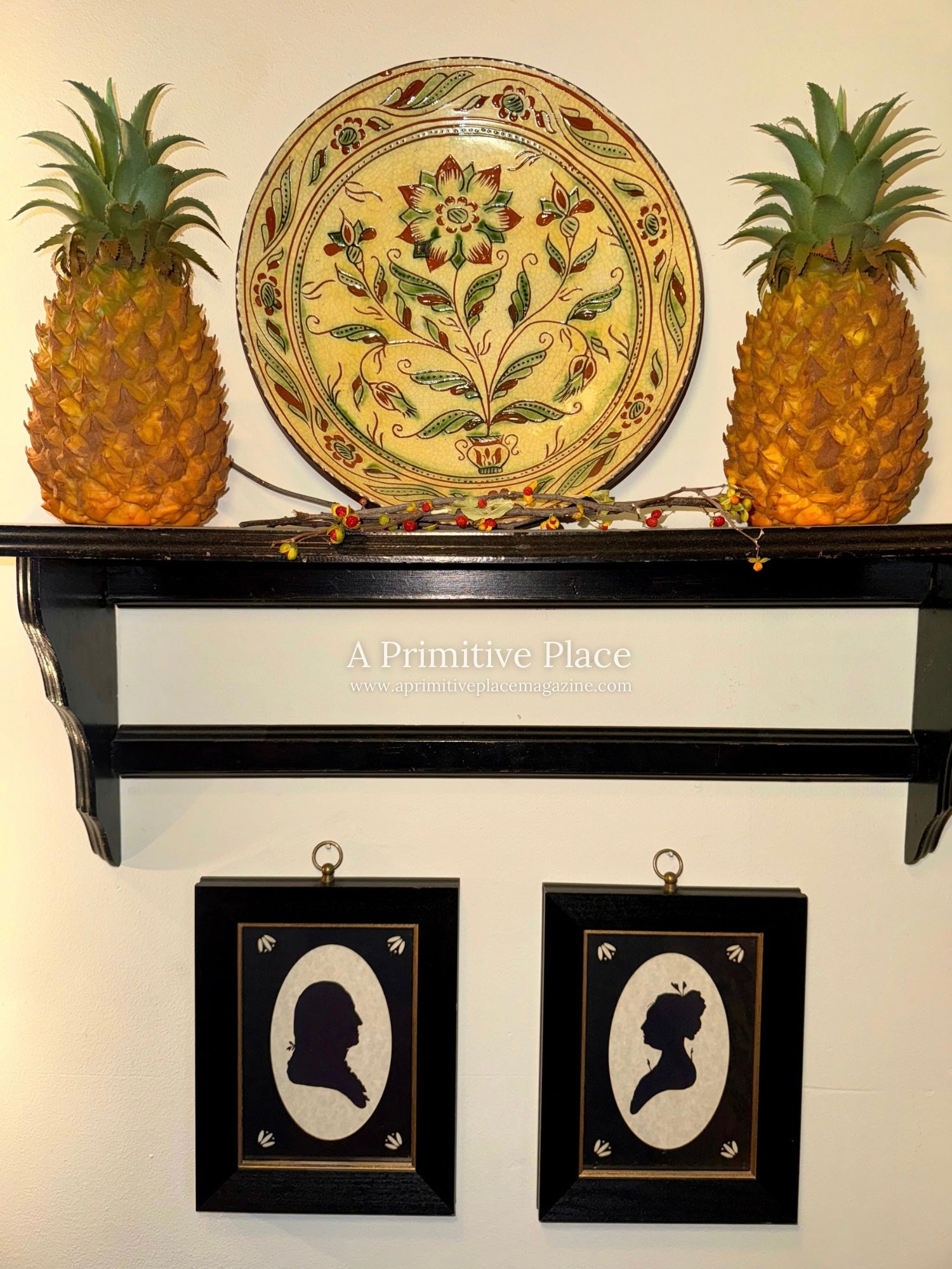 Colonial Pineapple Fruit Decoration – A Primitive Place