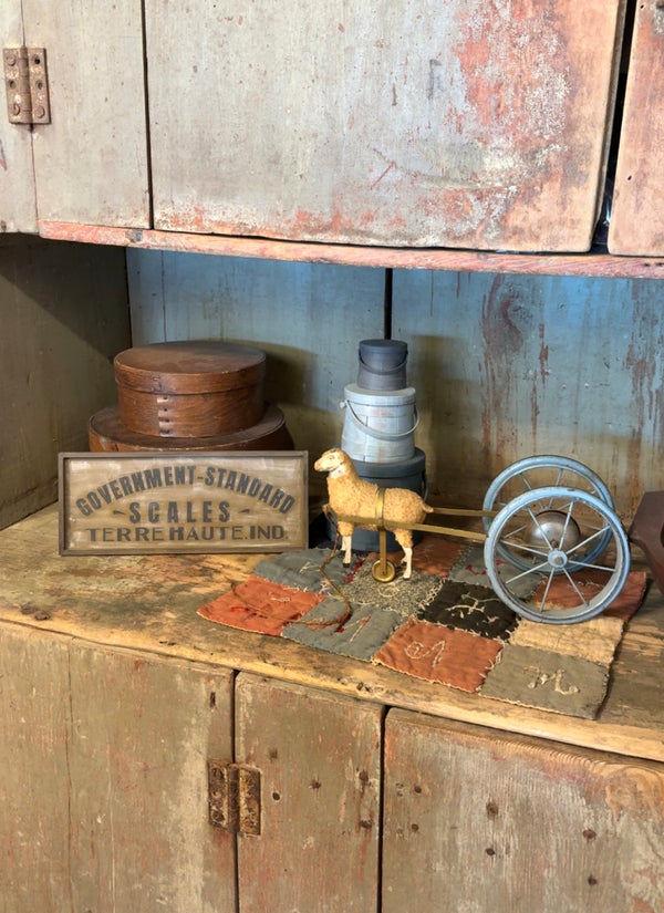 Government Standard Scales - Terre Haute, Ind. Reproduction Trade Sign ...