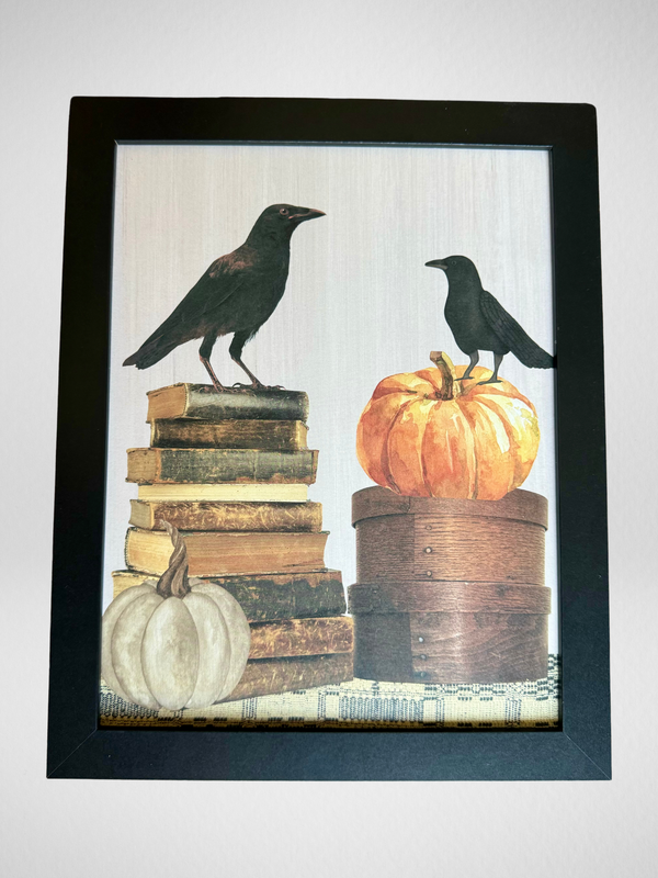 Fall Primitive Antique Pantry Box & Old Book Print – A Primitive Place